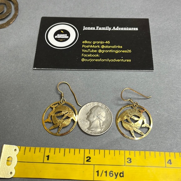 Wild Bryde | Jewelry | Wild Bryde Humpback Whale Hammered Gold Finish ...